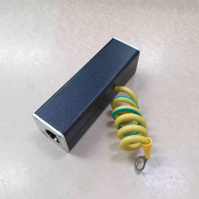 Jual Ethernet Surge Lightning Protection Gigabit 1000mbps POE SPD LAN ...