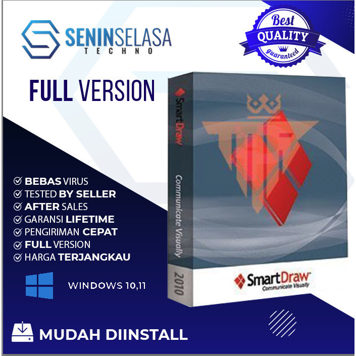 Jual Software Diagram Canggih: SmartDraw Enterprise [WIN] | Shopee Indonesia