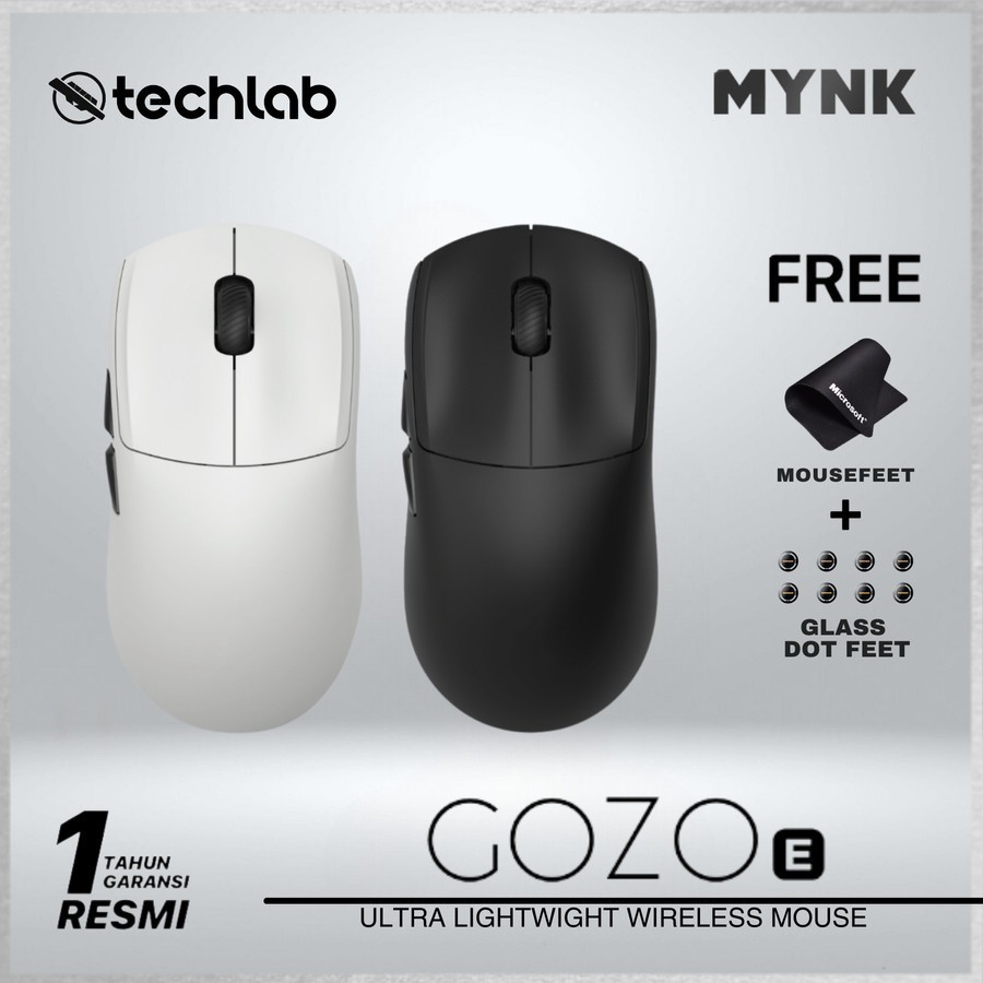 Jual Mynk Gozo E Wireless Ultralight Gaming Mouse Ultra Light Gozo E by ...
