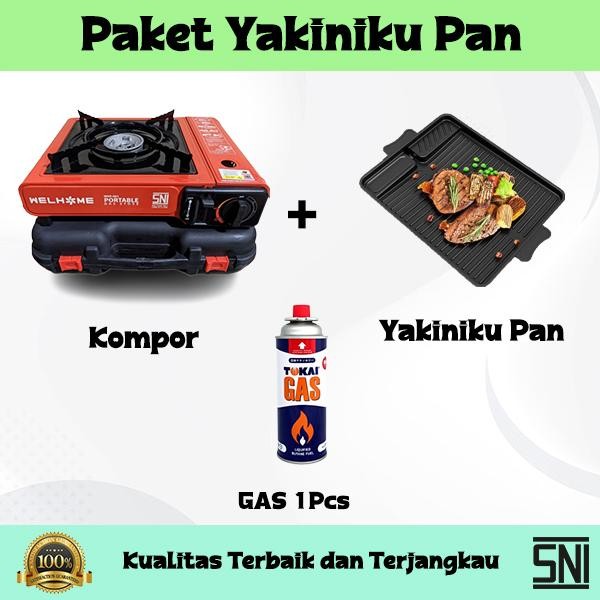Jual Kompor Portable Paket Barbeque Grill Paket Suki Shabu Plus Tabung ...