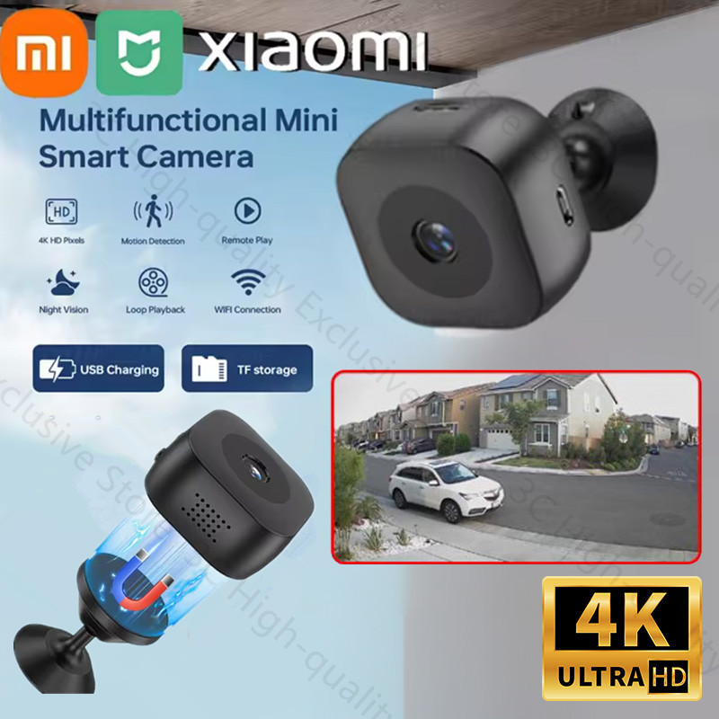 Jual Xiaomi 4K Mini Camera WiFi IP/AP Remote Monitoring Portable Mobile ...