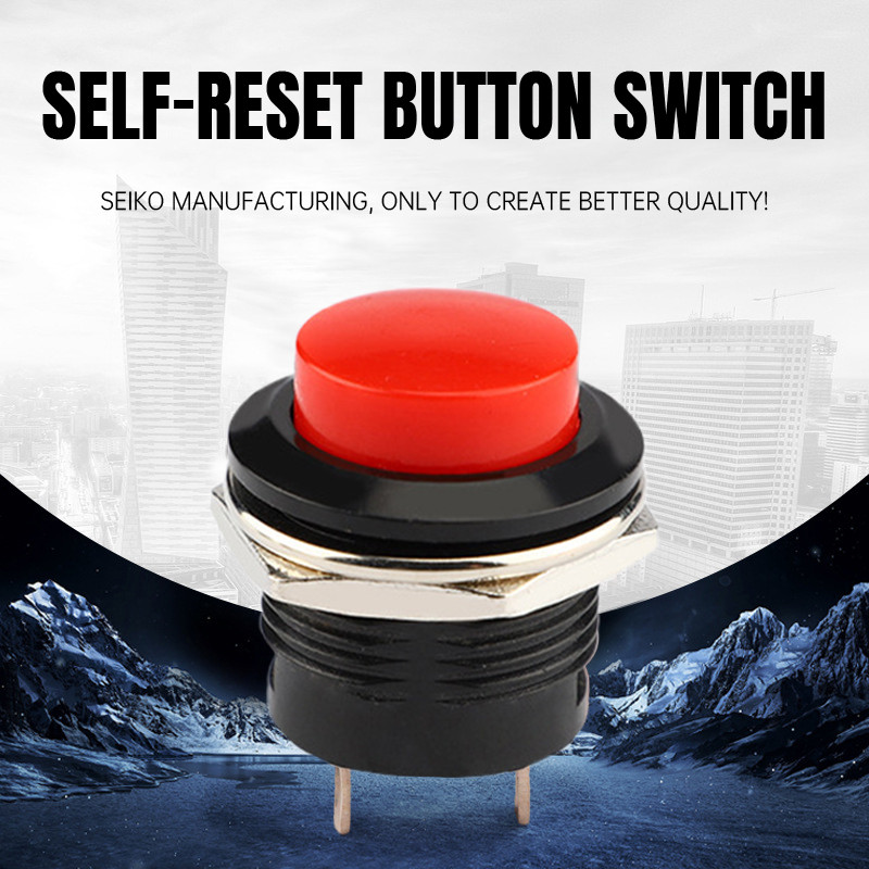 Jual CARBOSS PUSH BUTTON ON-OFF WARNA WARNI/Tombol Saklar On Off Kecil ...