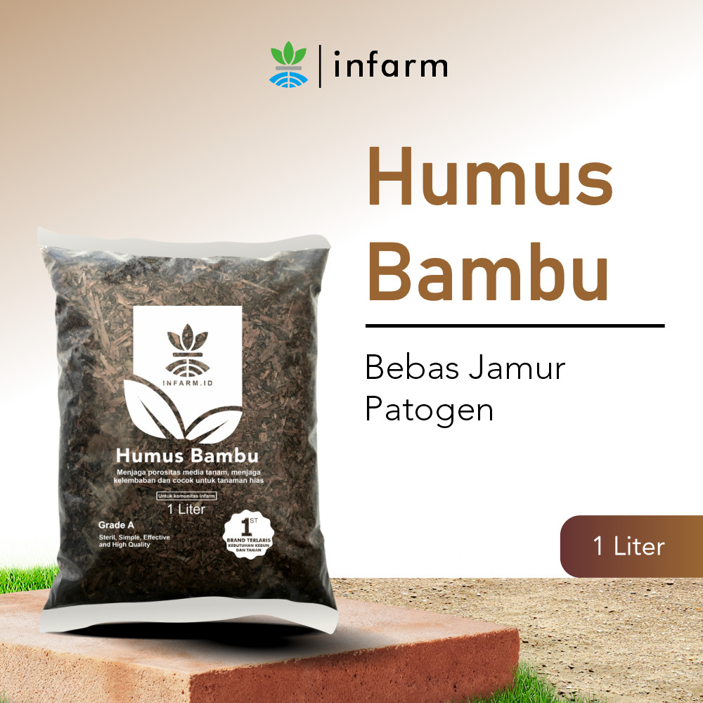 Jual INFARM - Humus Bambu Kering Media Tanam Tanaman Hias Ukuran 1 ...