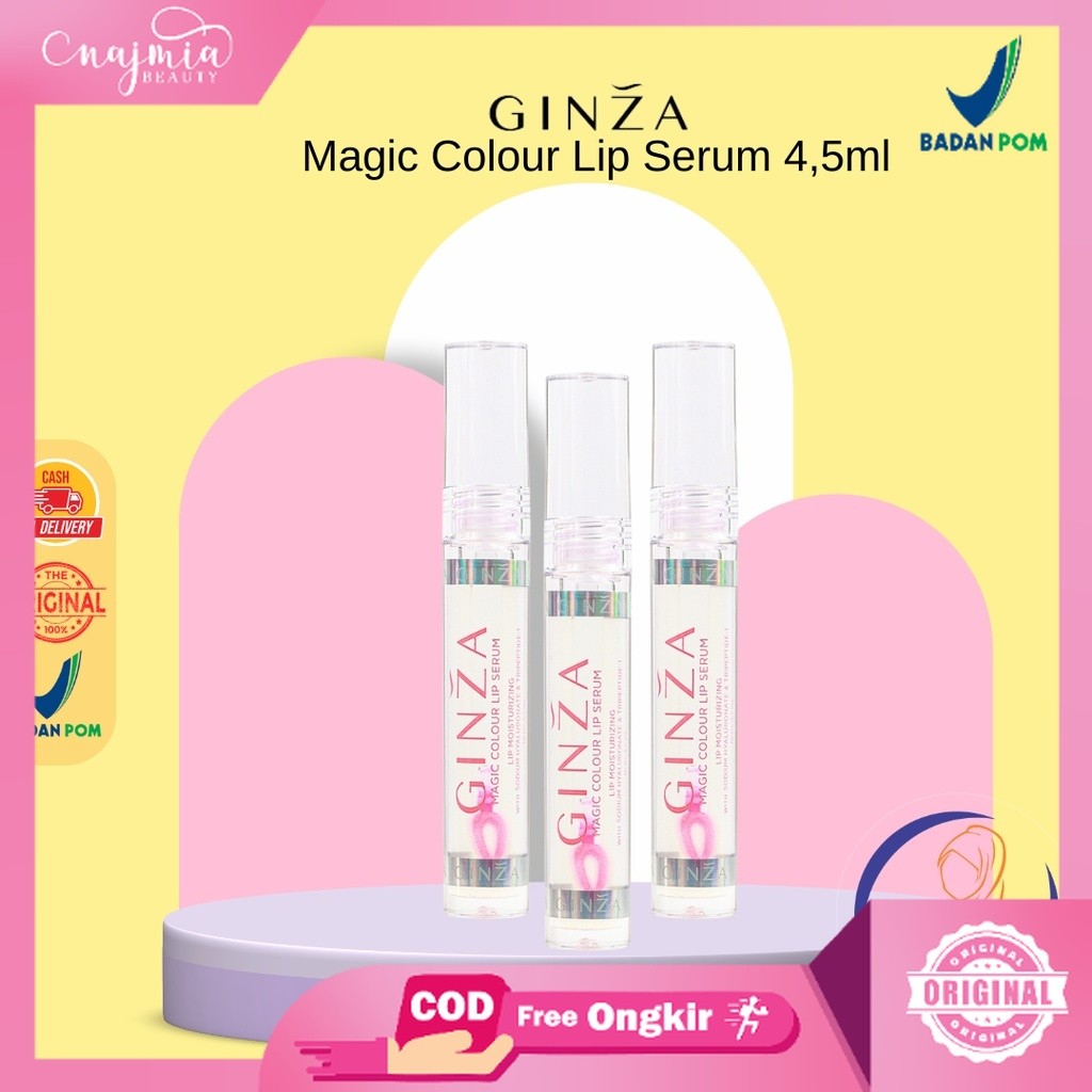Jual Ginza Magic Colour Lip Serum 4,5Ml | Lip Serum | Shopee Indonesia