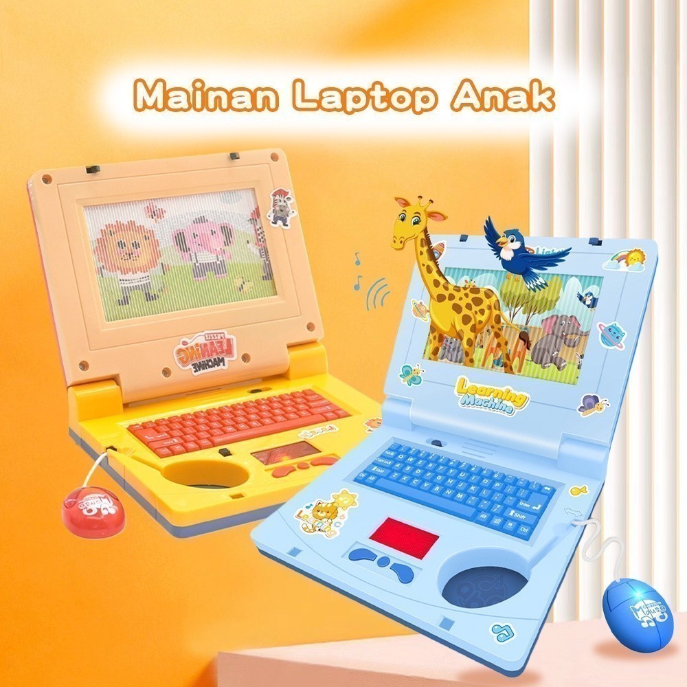 Jual Mainan Laptop Anak Mainan Edukasi Notebook Anak-anak/Versi Bahasa ...