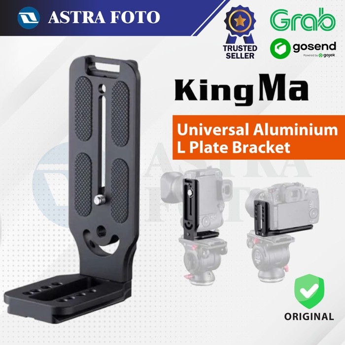 Jual KingMa KM-132C Aluminium L Plate Bracket for Mirrorless DSLR ...