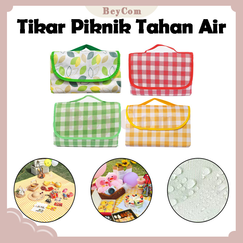 Jual 1.5 x 2 m Tikar Piknik Tahan Air/Karpet Piknik Portabel/Alas ...