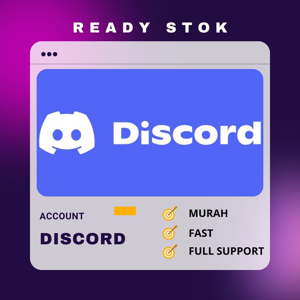 Jual AKUN DISCORD OLD DAN FRESH TAHUN 2017/2018/2019/2020/2021/2022 ...