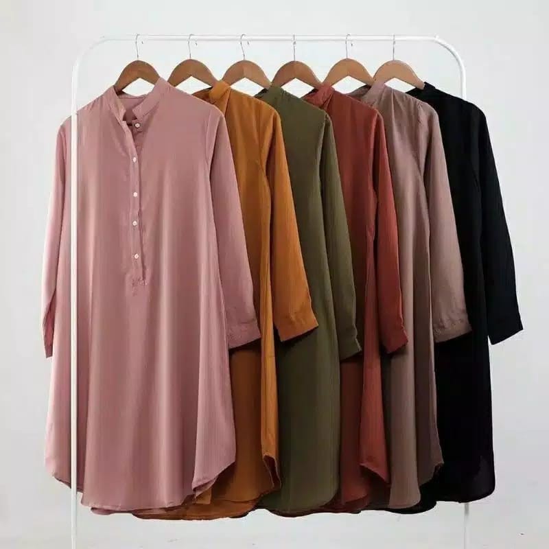 Jual PRILLLI TUNIK MODEL BAJU TERBARU KEKINIAN BUSUI FRINLY RAYON TWILL ...