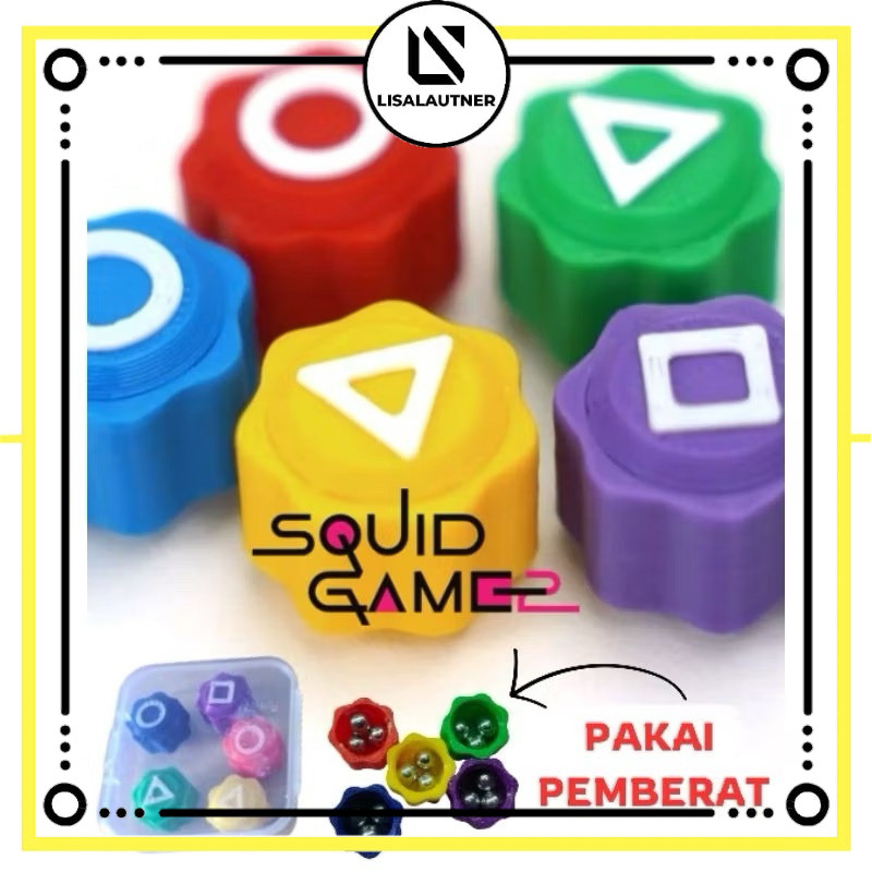 Jual Mainan Squid Game 2 Board Game Gonggi Tradisional Korea - 3D Print ...