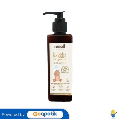 Jual Moell Shampoo Bayi 185 Ml - Bubbles Bubbles Everywhere Shampoo ...