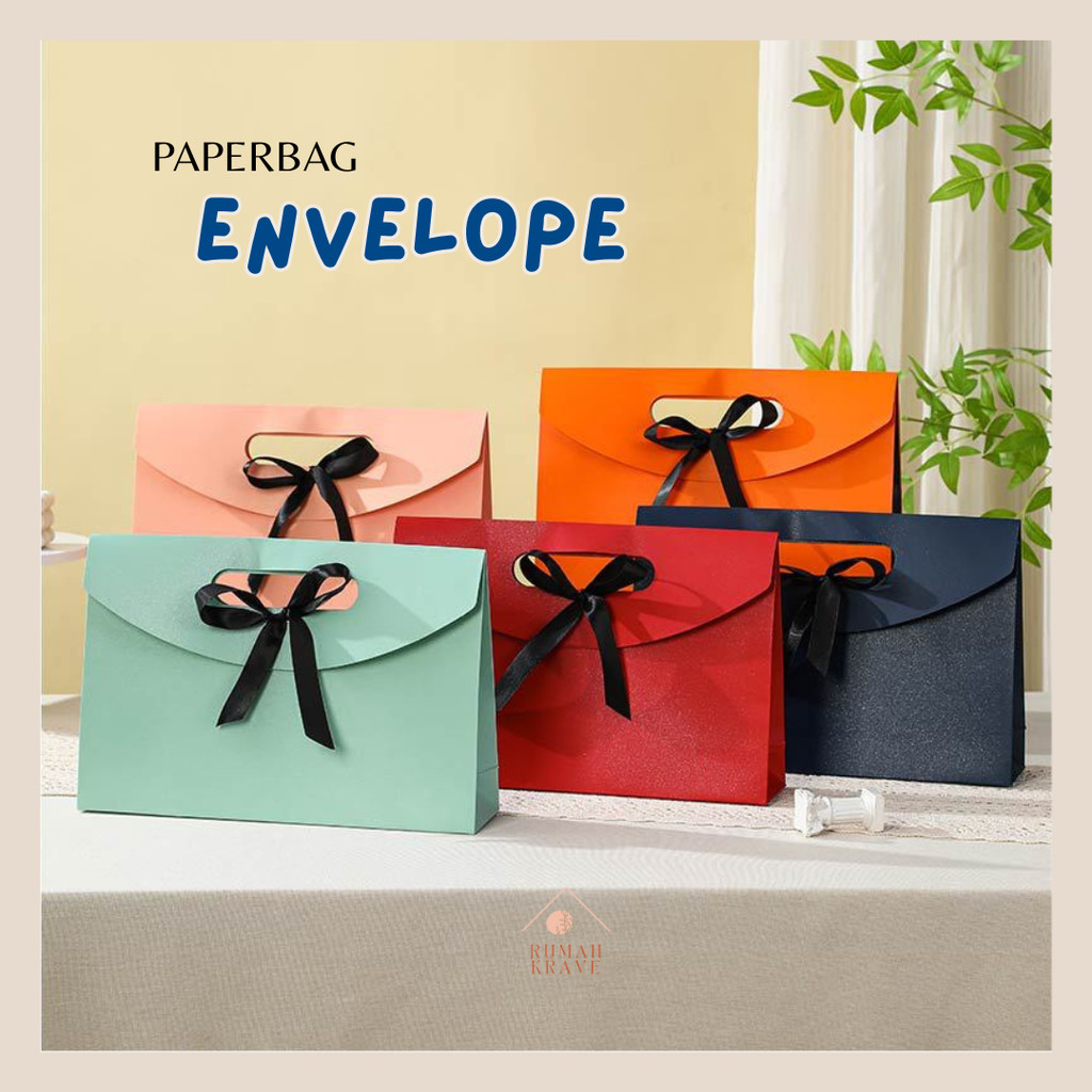 Jual RUMAH KRAVE - Paperbag Envelope Tutup Goodie Bag Kantong Hadiah ...