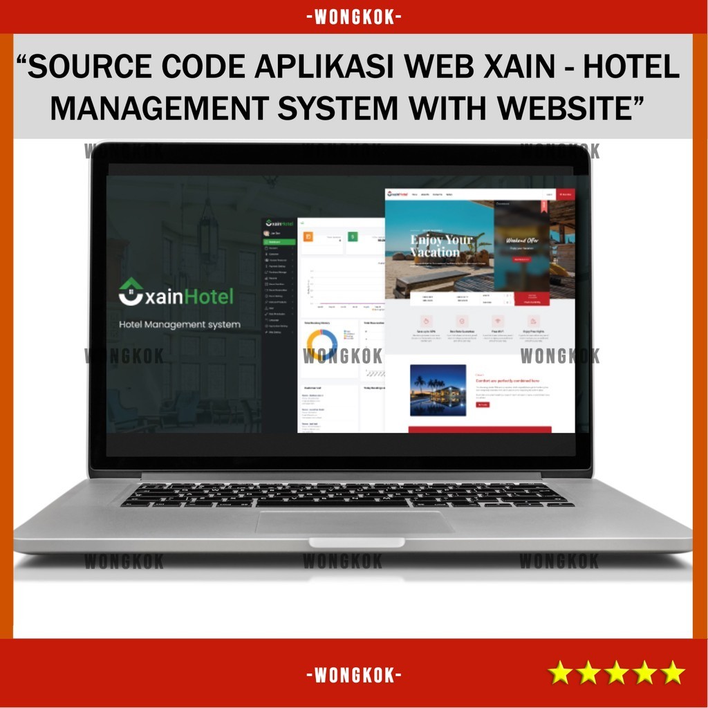 Jual SOURCE CODE APLIKASI WEB XAIN - HOTEL MANAGEMENT SYSTEM WITH ...