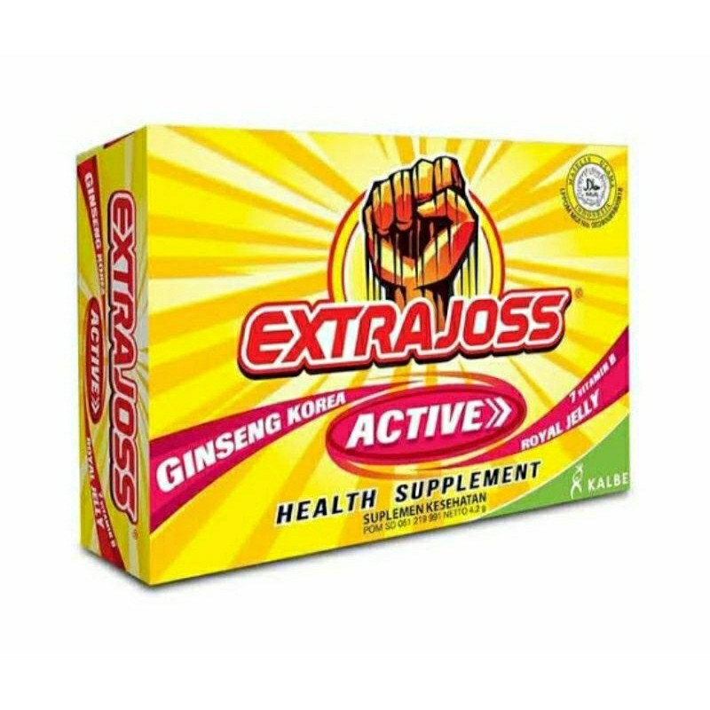 Jual EXTRAJOSS ACTIVE SACHET / EXTRA JOSS ISI 12 (1 box) | Shopee Indonesia