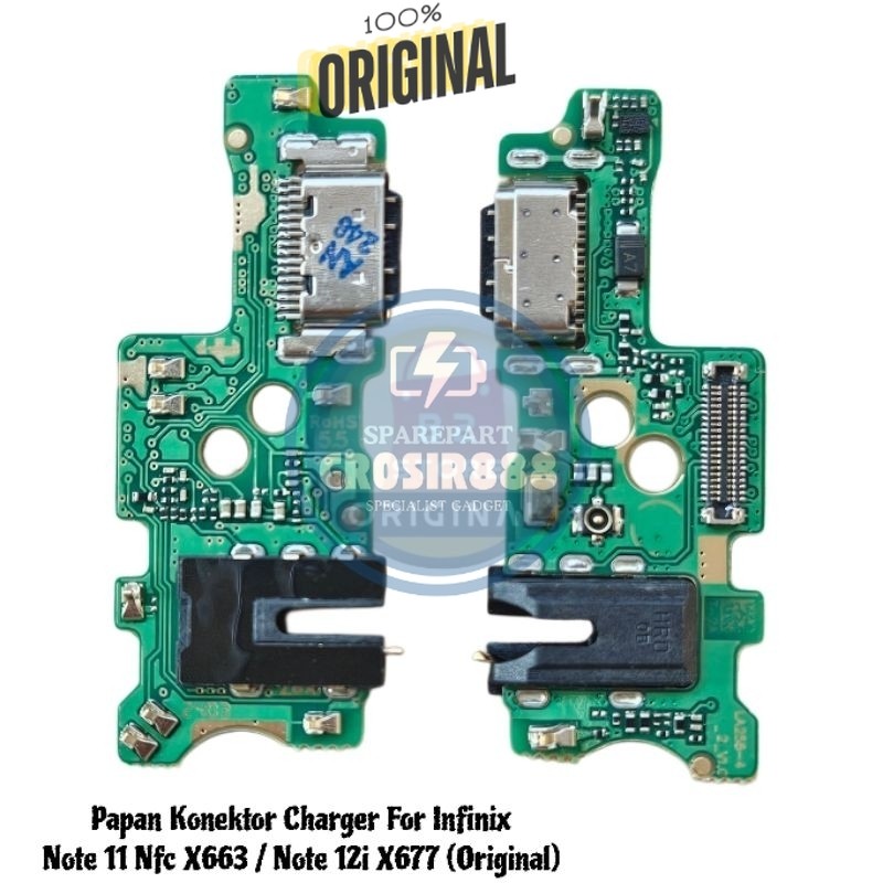 Jual Original ada ic - PCB Konektor Charger Infinix Note 11 NFC X663 ...