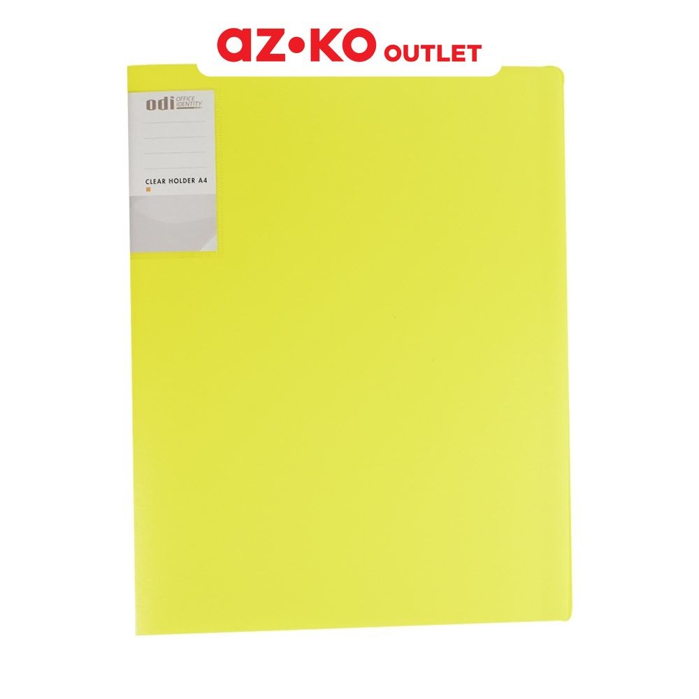 Jual Odi Holder Kertas A4 40 Pocket - Kuning Map Dokumen Plastik ...