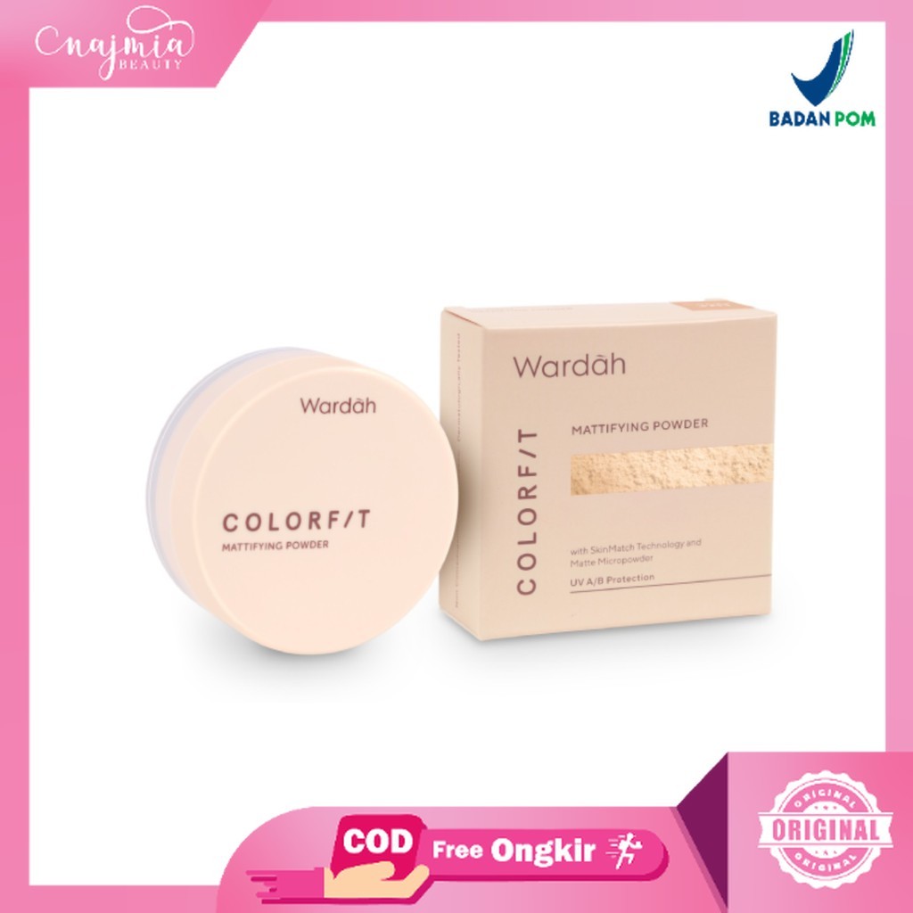 Jual NAJMIA 3 - Wardah Colorfit Mattifying Powder - Bedak Tabur Dengan ...