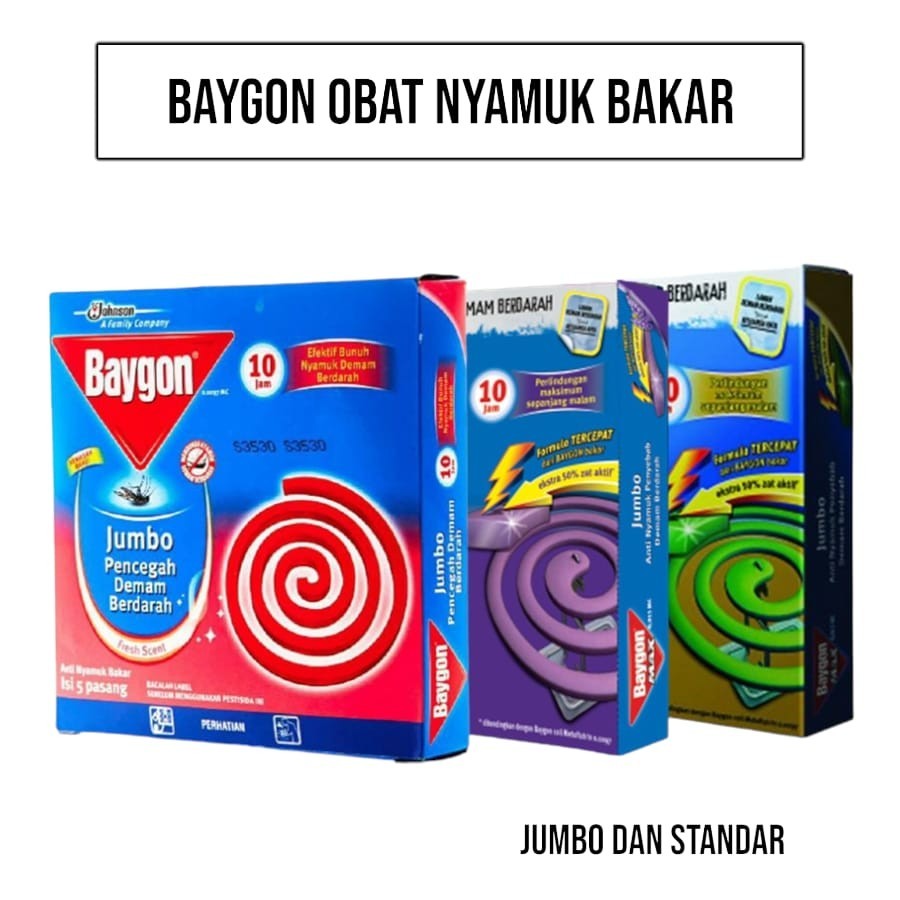 Jual BAYGON ANTI NYAMUK BAKAR PACK ISI 5 PASANG | Shopee Indonesia