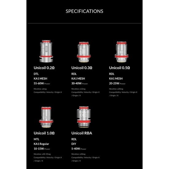 Jual Spare Coil Uni Spare Coil for oxva ORIGIN X 0.2 I 0.3 I 0.5 I 1.0 ...