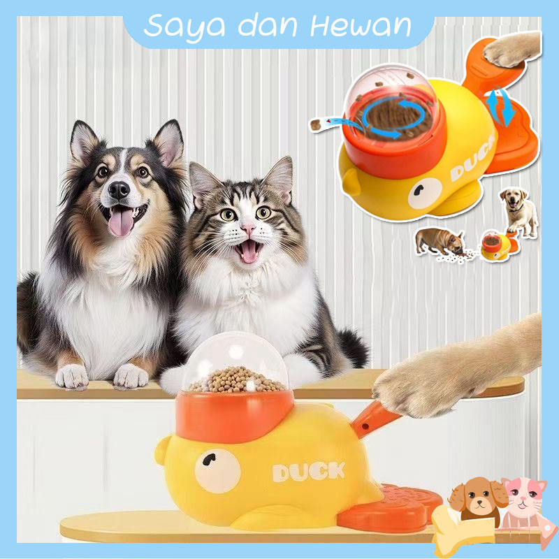Jual NEW 2 IN 1 Pengumpan Puzzle Kucing Interaktif Makanan Hewan ...