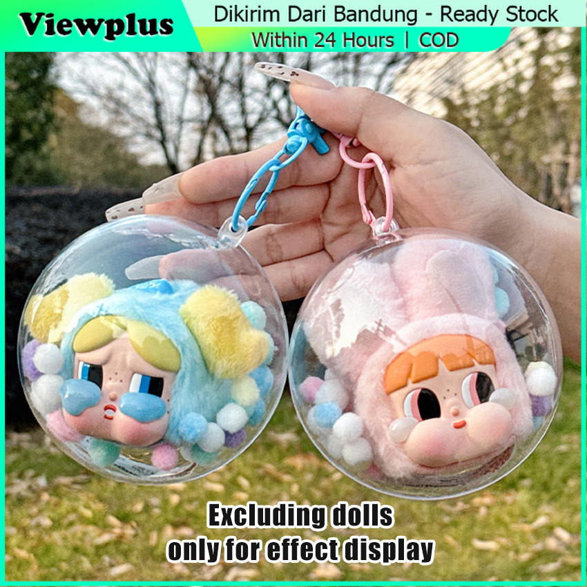 Jual 10cm Dompet Boneka Gantungan Pouch Doll Transparant Keychain Bag ...