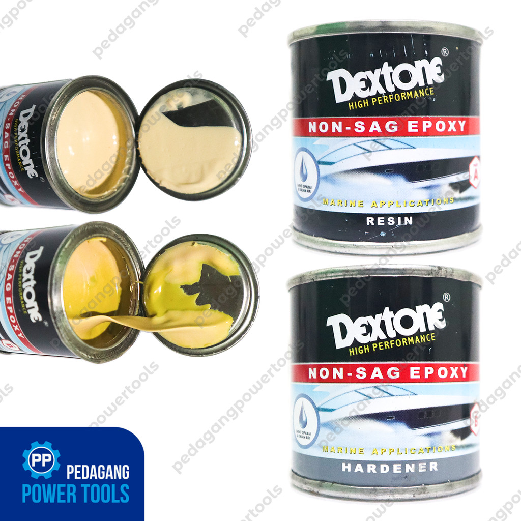 Jual DEXTONE 170 gram Lem Epoxy Non-SAG Kaleng Kecil 2 Komponen Resin ...