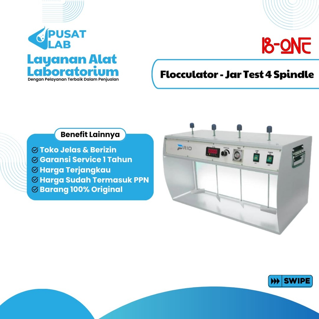 Jual Flocculator - Jar Test 4 Spindle | Shopee Indonesia