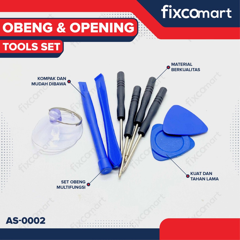 Jual Fixcomart Obeng & Opening Tools Set - Obeng set IPHONE / ANDROID ...