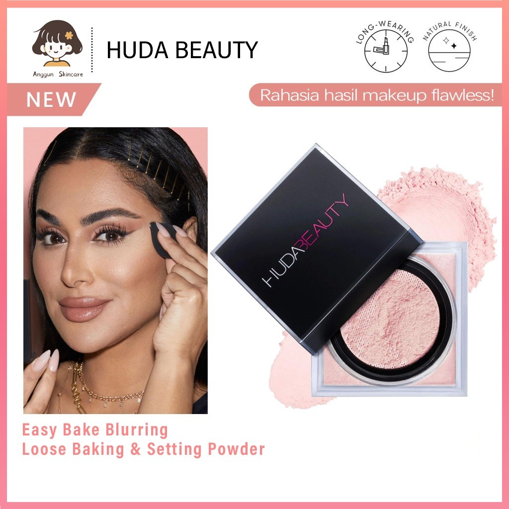 Jual Huda Beauty Setting Powder Easy Bake Blurring Loose Baking ...