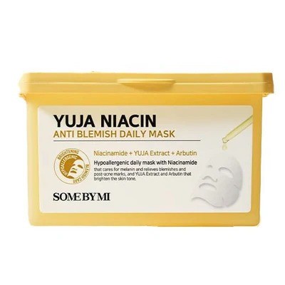 Jual SOME BY MI Yuja Niacin Anti Blemish Daily Mask | Masker ...