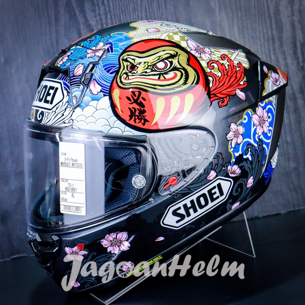 Jual SHOEI HELM X15 MARQUEZ MOTEGI 5 TC1 | BLUE RED | XFIFTEEN SNI ...