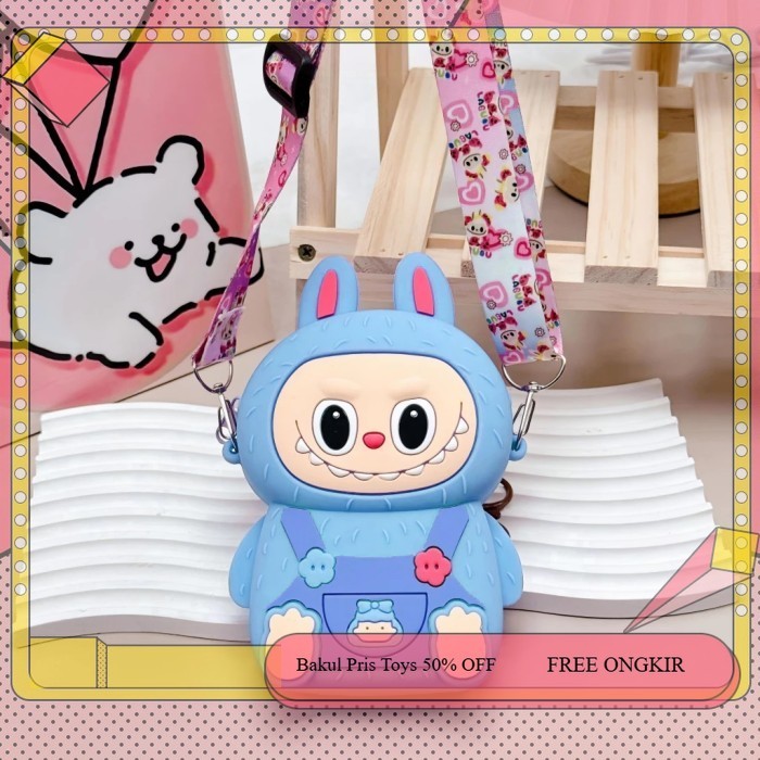 Jual Tas LABUBU tas selempang labubu VIRAL Tas Motif 3D Rubber ...