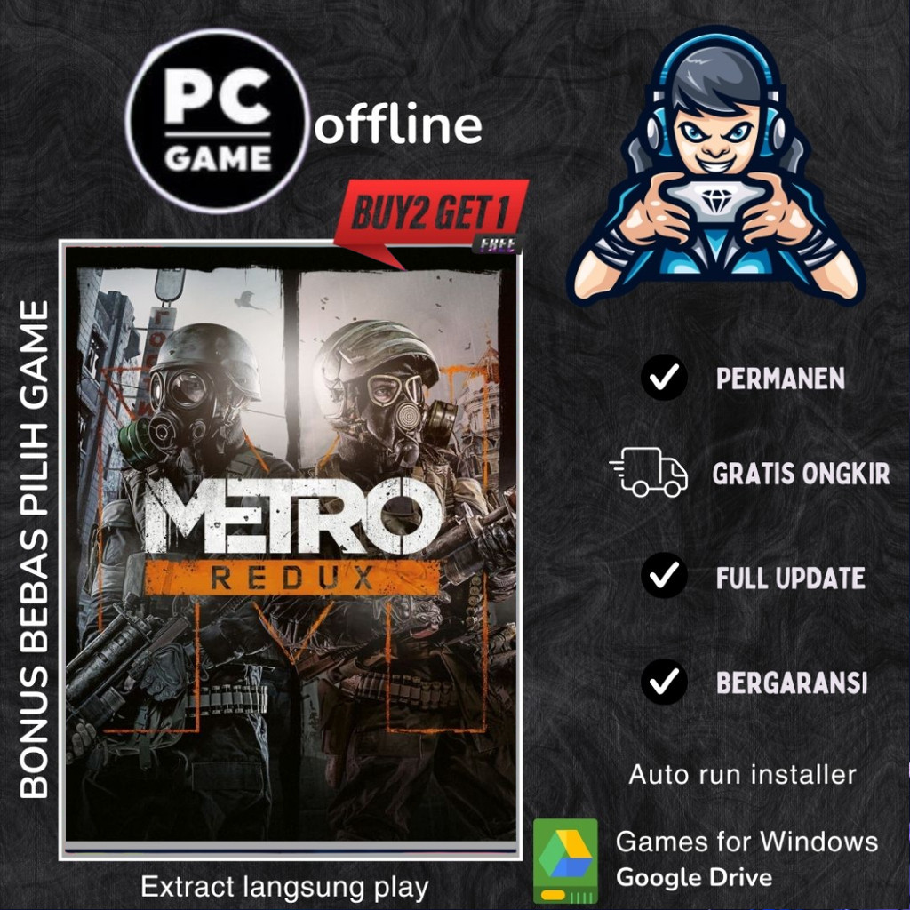 Jual METRO 2033 REDUX - GAME PC - GAME LAPTOP - GAME OFFLINE | Shopee ...