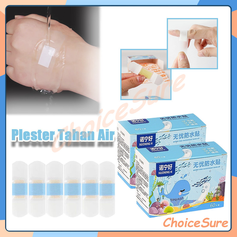 Jual Plester penutup luka anti air/Plester Transparan/kotak perban ...