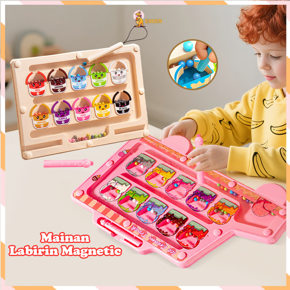Jual Edden Color Classification Maze Mainan Sortir Warna Berhitung ...