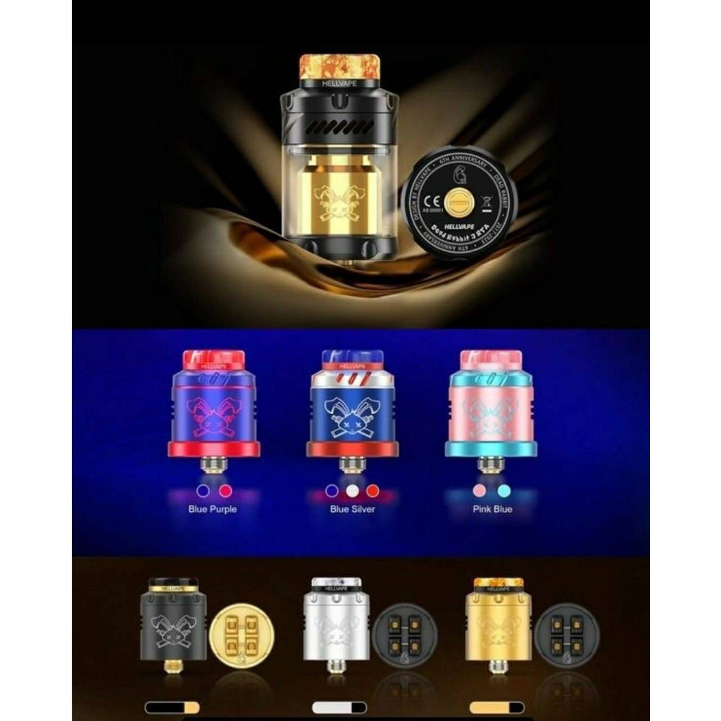 Jual ATOMIZER RDA RTA Dead Rabbit Anniversary Edition | Shopee Indonesia