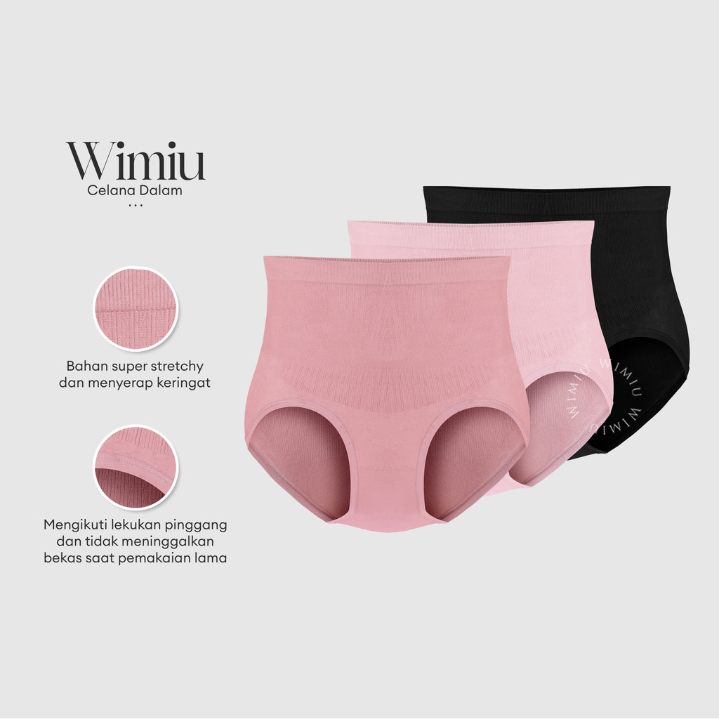 Jual Wimiu 3pcs Celana Dalam Korset Jumbo Panty Cd Korset Maxi Premium