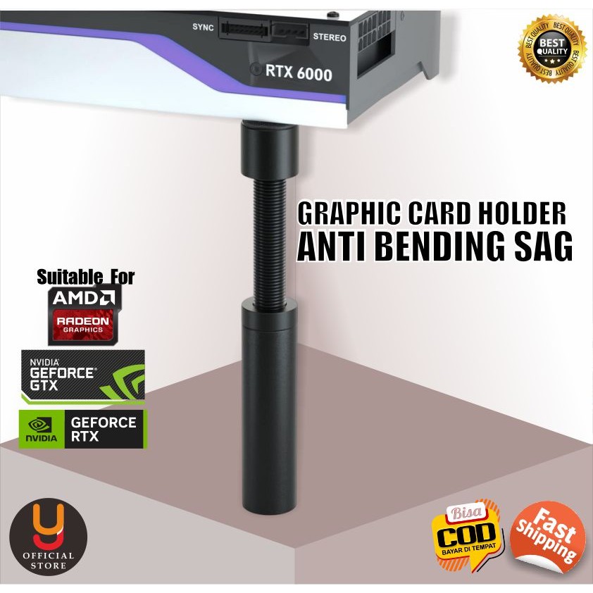 Jual Bracket Support VGA Card Stand Off Holder Anti Sag Anti Bending ...