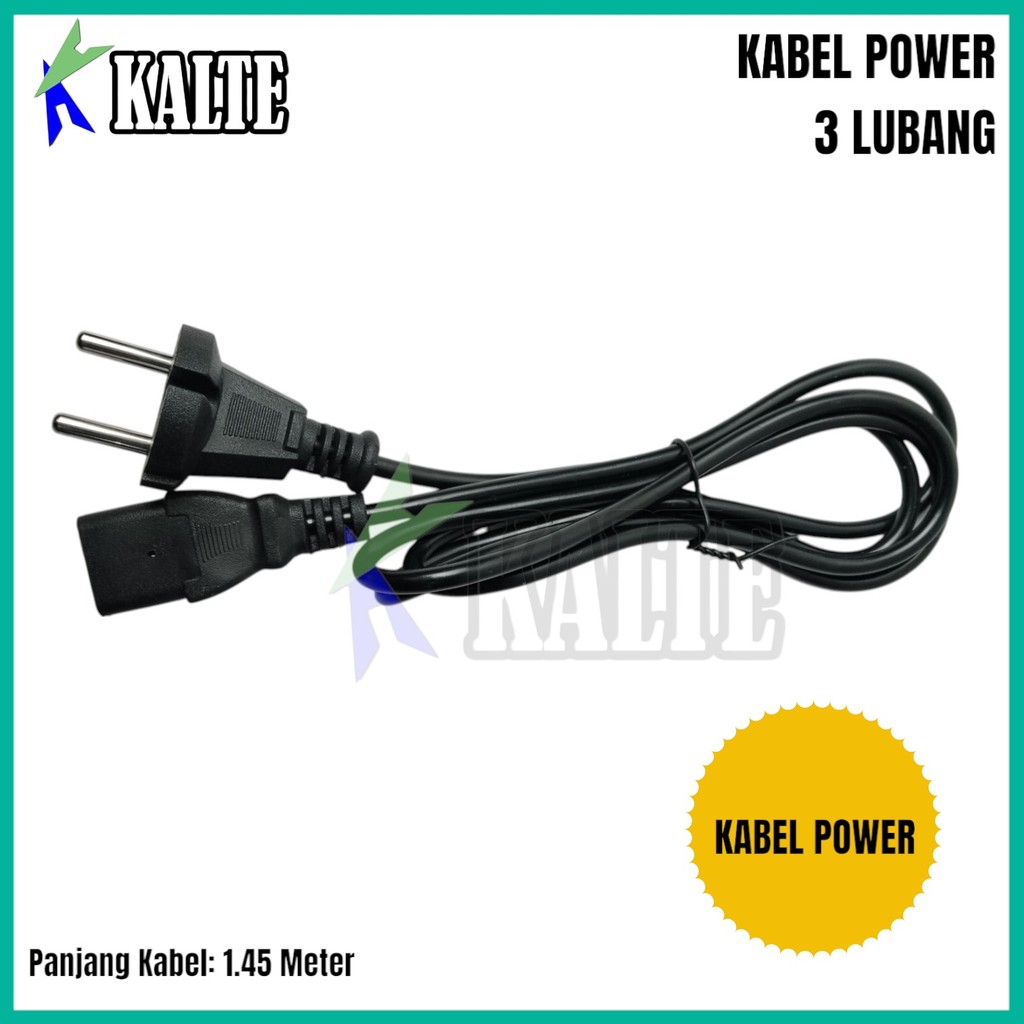 Jual Kabel Power Kabel Power 3 Lubang Kabel Power Monitor Kabel ...