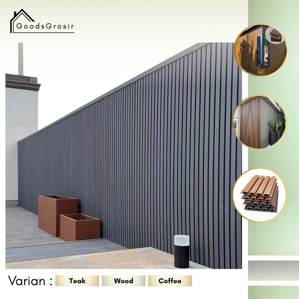 Jual Goods WPC Wall Cladding UV | Wood Panel | Kisi Kisi Wall Panel ...