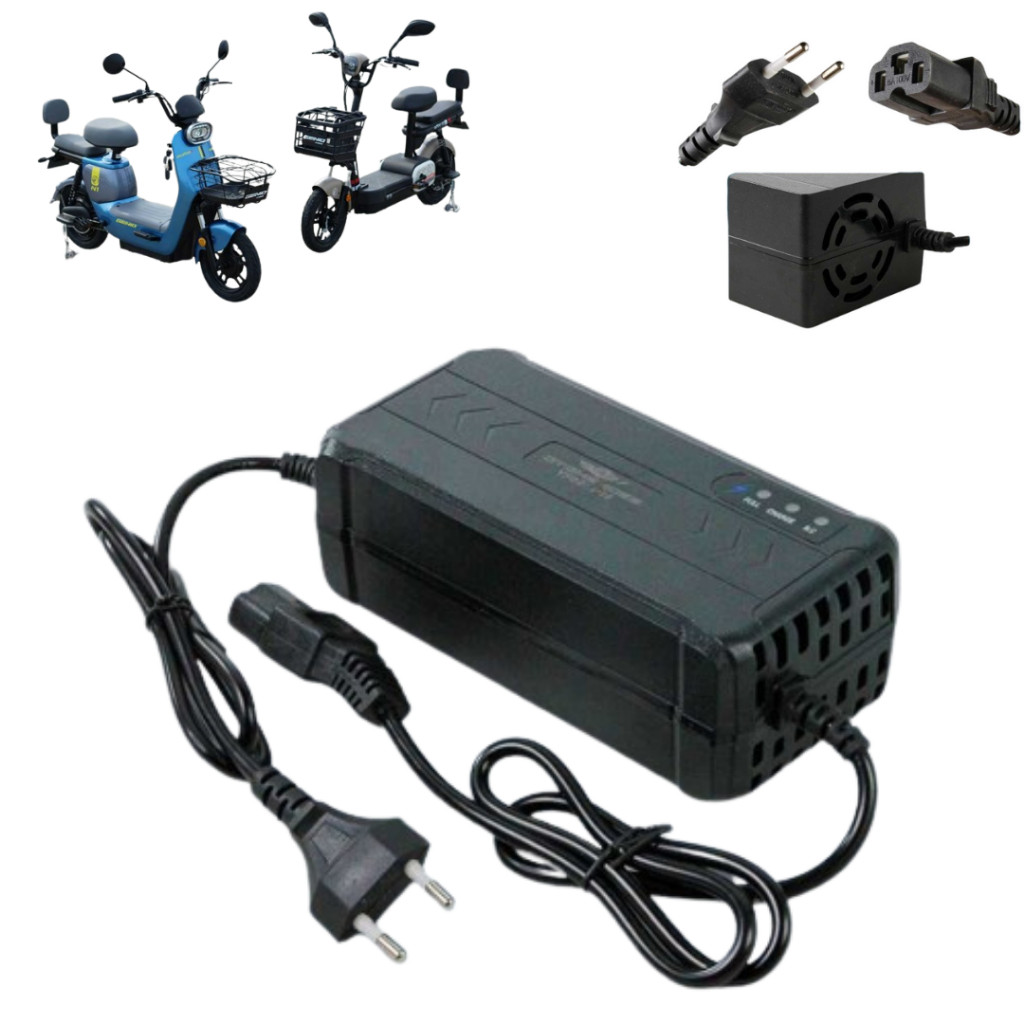 Jual Charger Sepeda Listrik 48V-12/20AH For Lead-Acid Battery Charger Sepeda Listrik Exotic ...