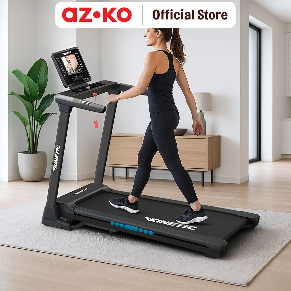 Jual AZKO Kinetic Motorized Smart Treadmill 3 Hp 99P Tft - Hitam Alat ...