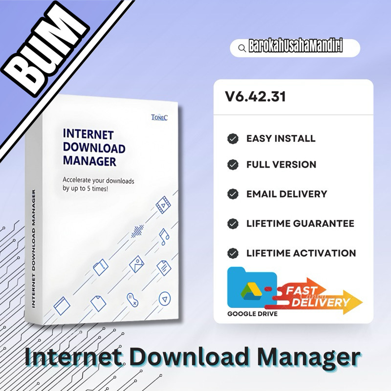 Jual IDM Internet Download Manager v6.42 Build 31 Full Version (Versi Terbaru) | Shopee Indonesia