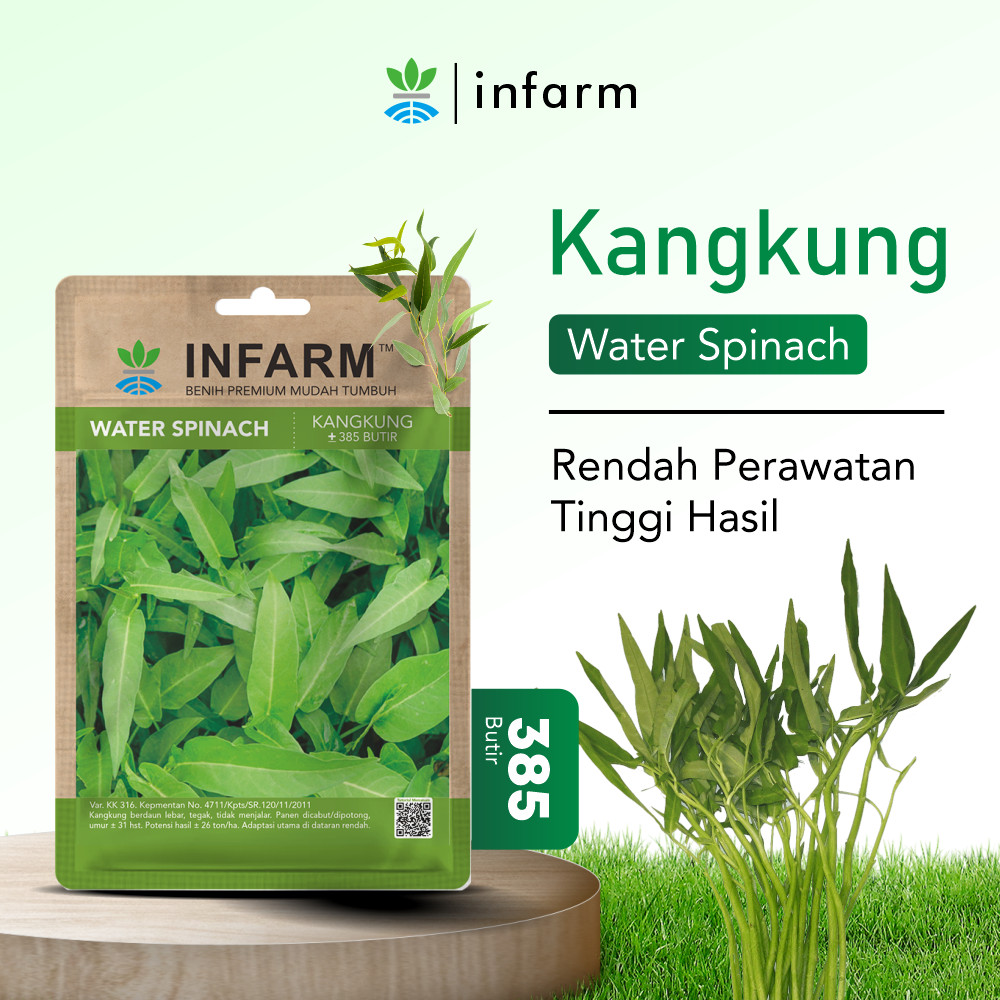 Jual INFARM - Benih Bibit Biji Super Sayur Kangkung | Shopee Indonesia