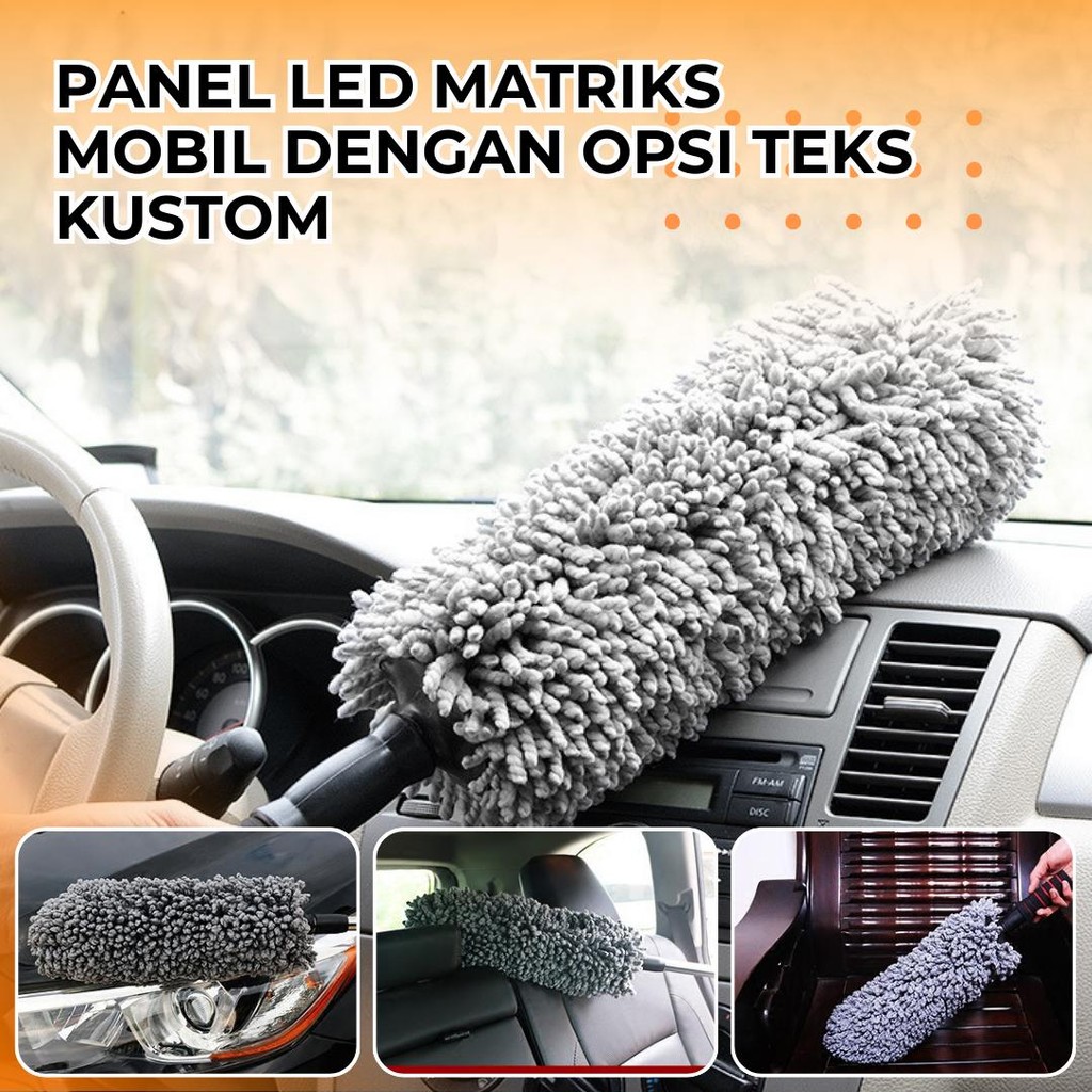Jual Kemoceng Microfiber Mobil Tebal Anti Gores dan Lembut Model Cendol ...