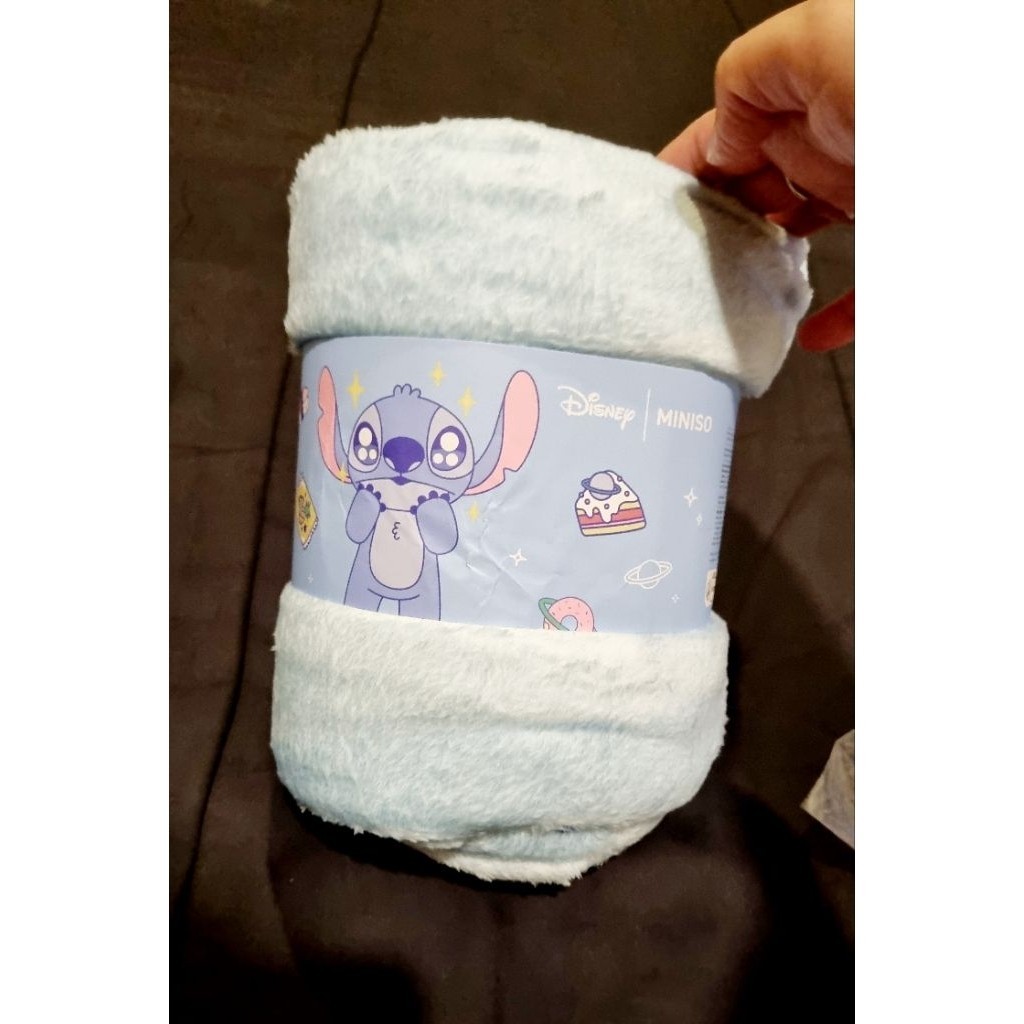 Jual Selimut Lilo Stitch Miniso x Disney Stitch Original License Hooded ...