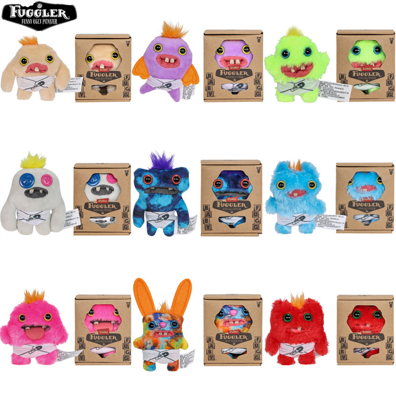 Jual Original Fuggler Ugly Monster Plush Toys Funny Cute Baby Fugguler ...