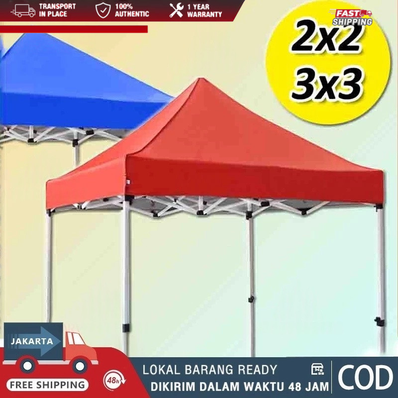 Jual Terpal Atap Tenda Lipat 2x2(Bahan Polyester 420D) Anti Air / Panas ...