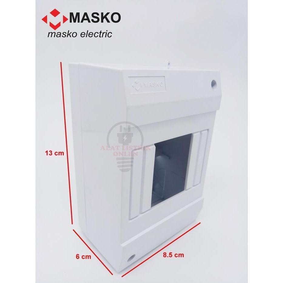 Jual Box MCB MASKO Outbow 2-4 Grup Tipe 9304 I Kotak Rumah MCB Listrik ...