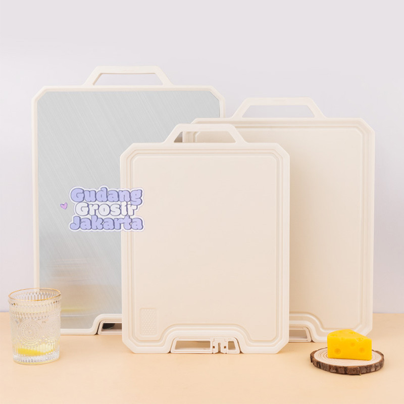 Jual Talenan Daging Sayur Premium Dua Sisi Multifungsi Stainless ...